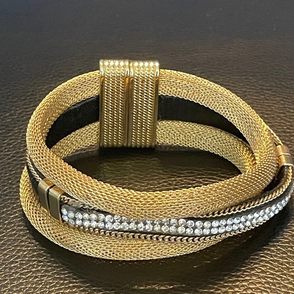 Jewelry | Gold Mesh Multi Layered Bracelet | Poshmark